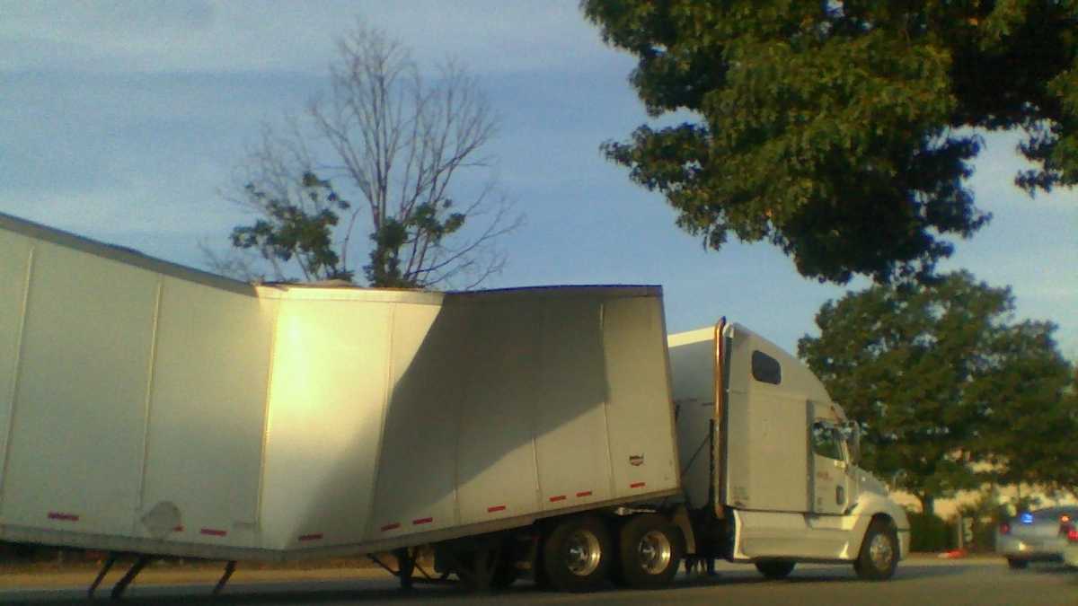 Images: Tractor-trailer 'collapse' in Winston-Salem