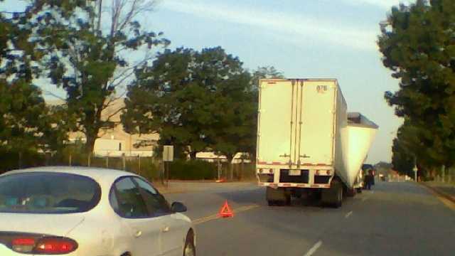 Images: Tractor-trailer 'collapse' in Winston-Salem