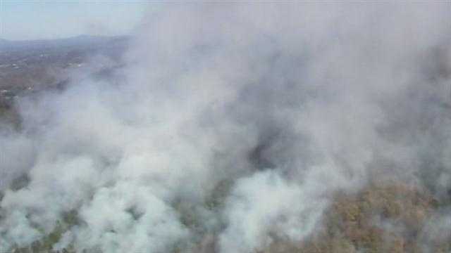 One Year Ago: Pilot Mountain fire images