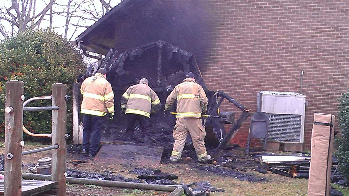 Fire damages Rockingham Co. church