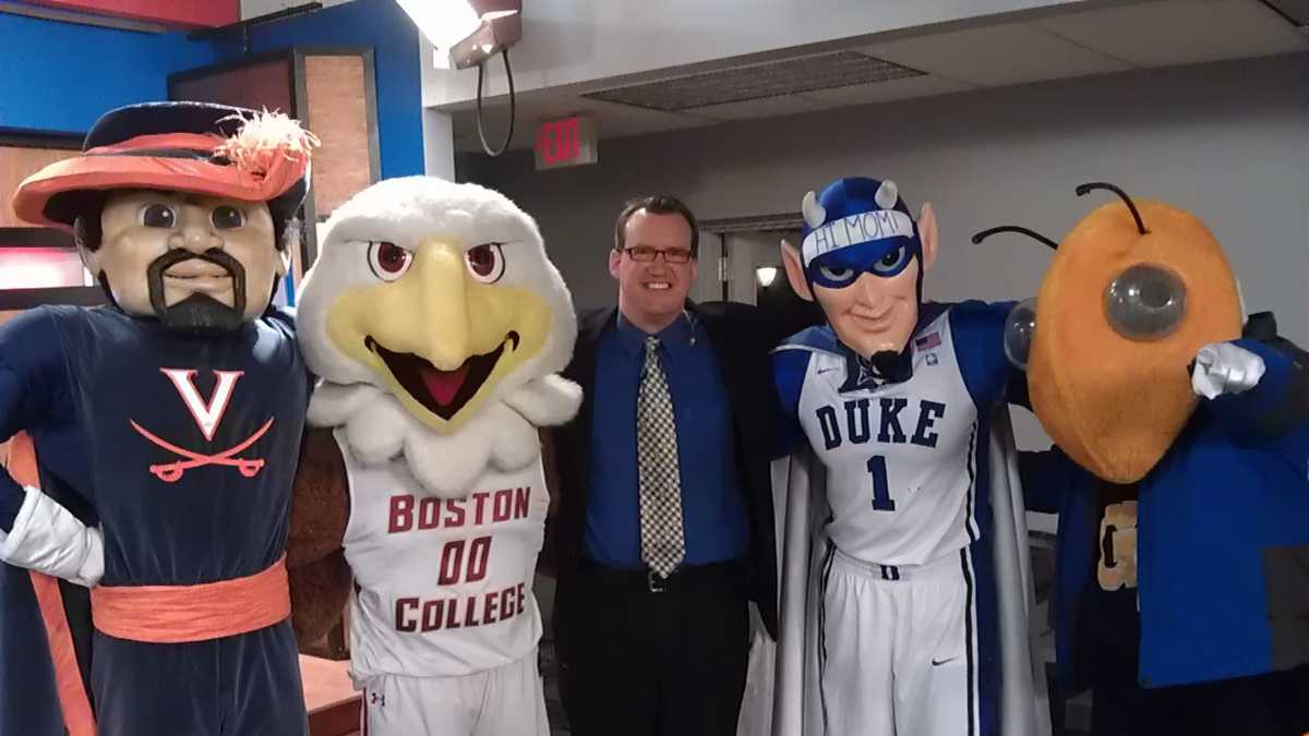 Images: ACC mascots invade WXII studio