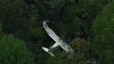 Plane crashes on top of trees near NC-SC border