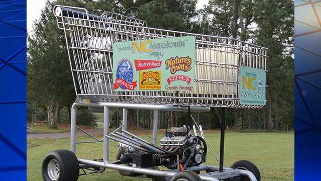 Monster shopping cart pulls into NC grocery stores