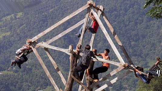 Redneck Themed Wedding Photos