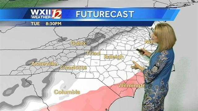Images: Futurecast shows timeline, totals