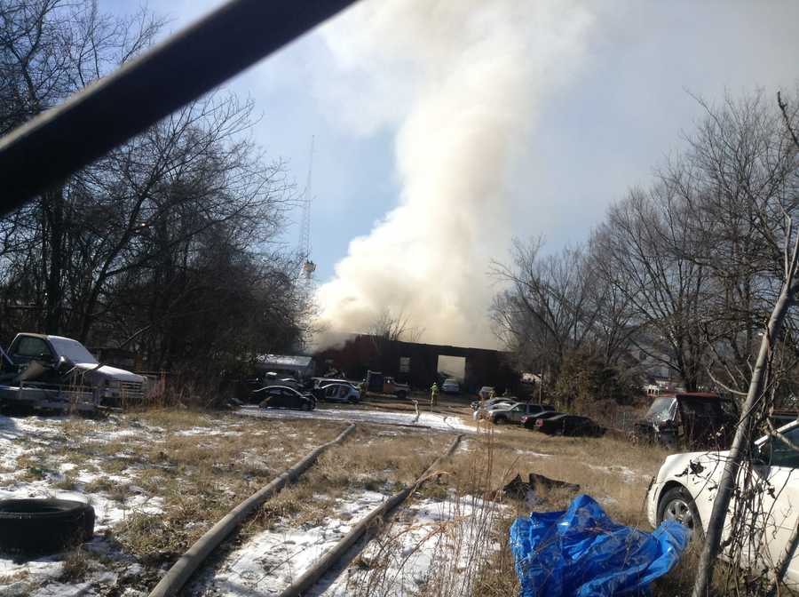 Images: Greensboro multi-alarm fire