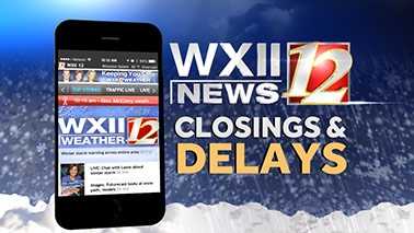 Track closings on WXII Mobile, wxii12.com