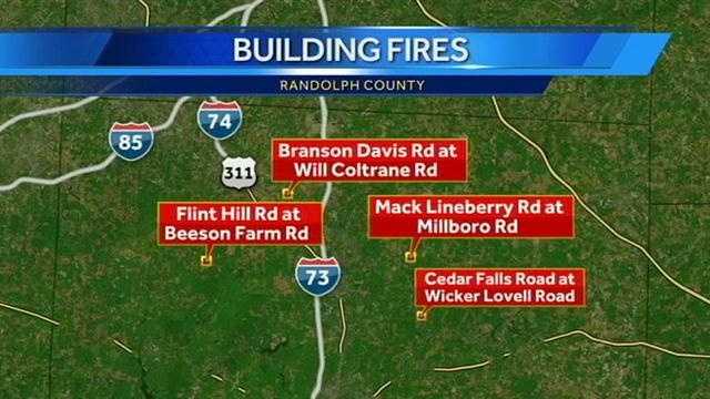 Images: 5 Randolph County fires