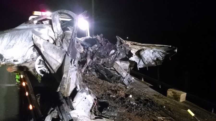 Car crashes into bridge; driver killed