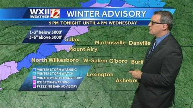 Images: Futurecast shows rain-snow mix possible