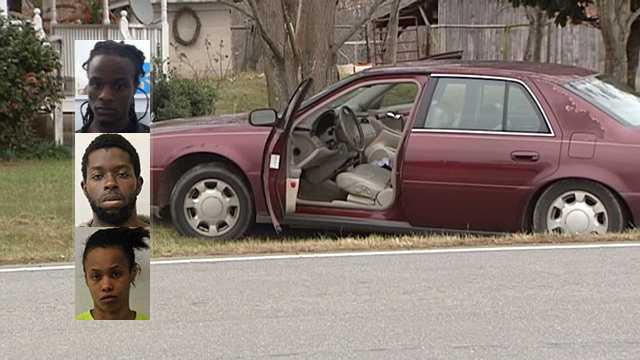 2 arrested, 1 wanted in break-ins that led to lockdowns