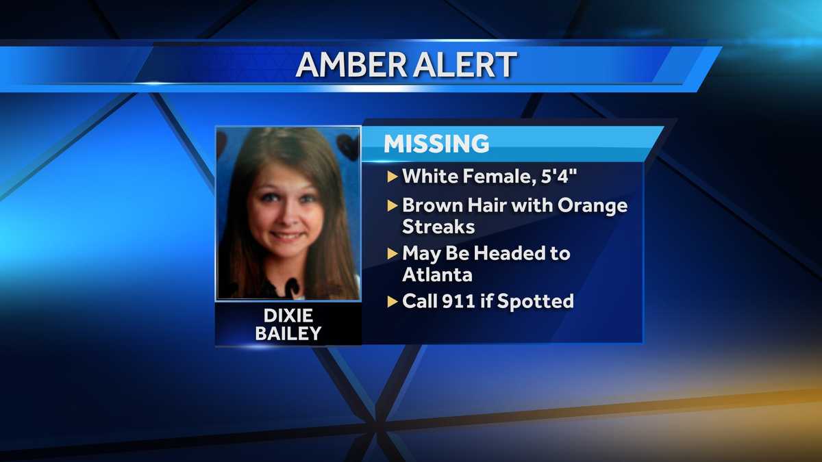 Amber Alert canceled in NC for 15-year-old Amber Alert canceled in NC for 15-year-old