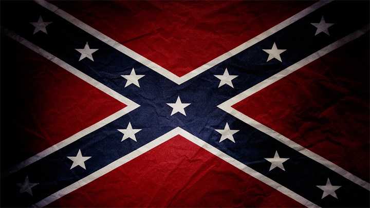Supporters raise giant Confederate flag in Danville