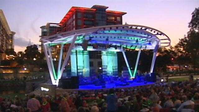 Pictures: New Peace Center amphitheater debuts