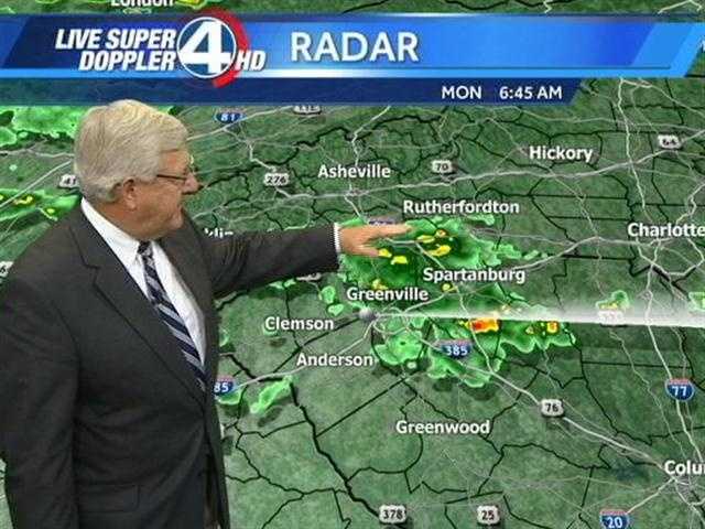 Monday weather forecast graphics