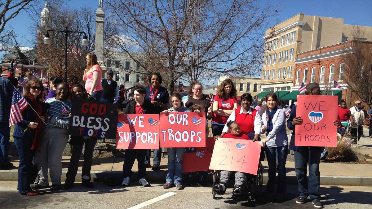 Pictures: National Guard send-off parade