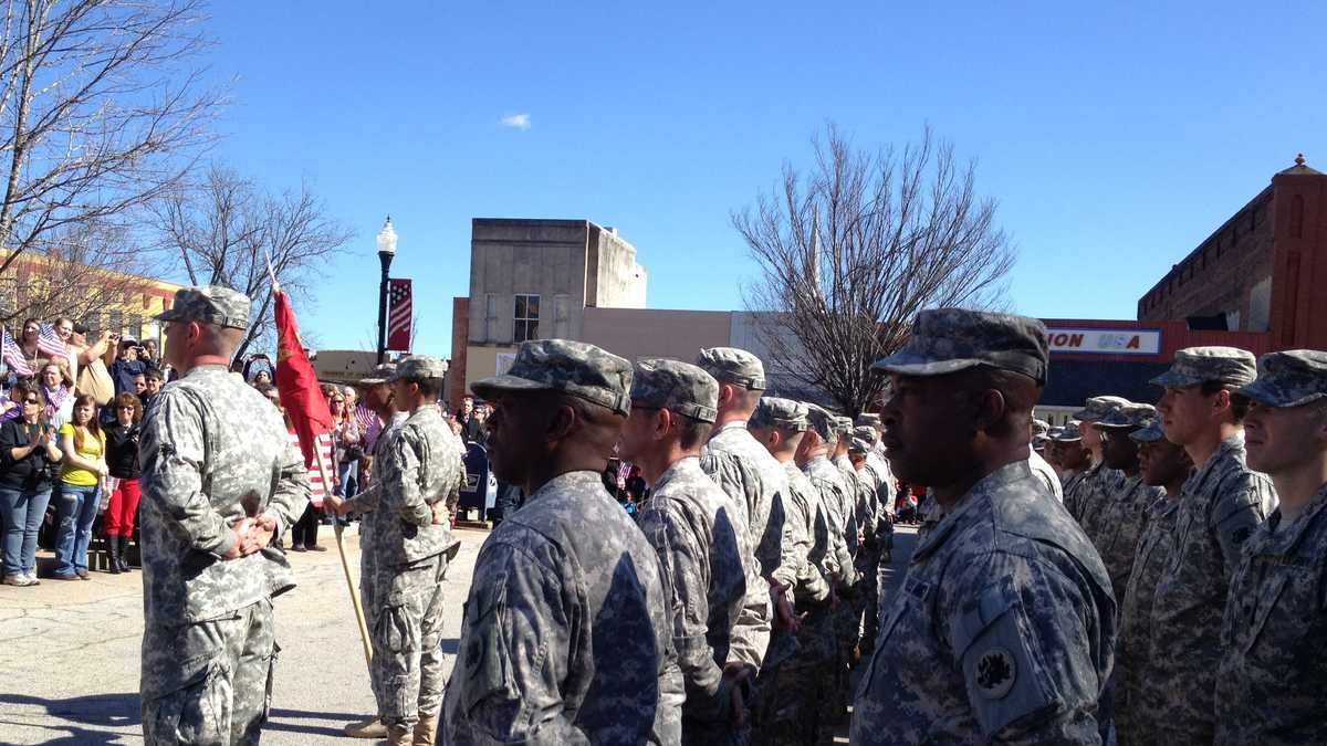 Pictures: National Guard send-off parade