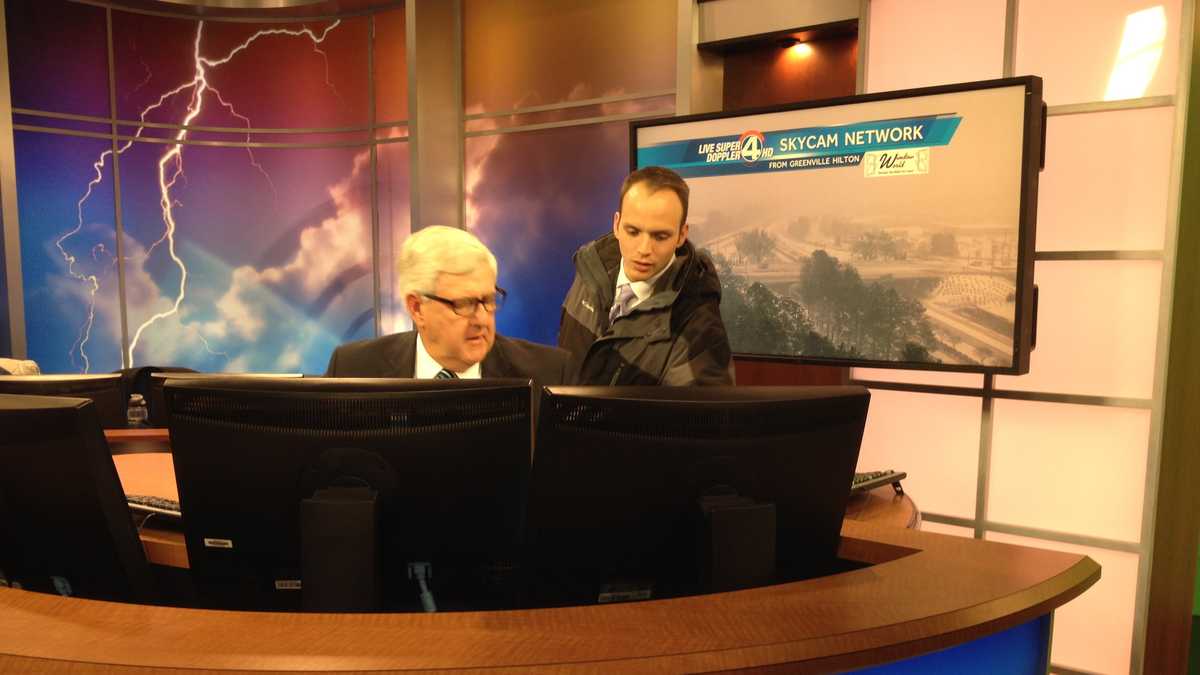 Behind the scenes: WYFF News 4 covers the storm