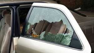 Woman’s car window shot out as she nears end of driveway