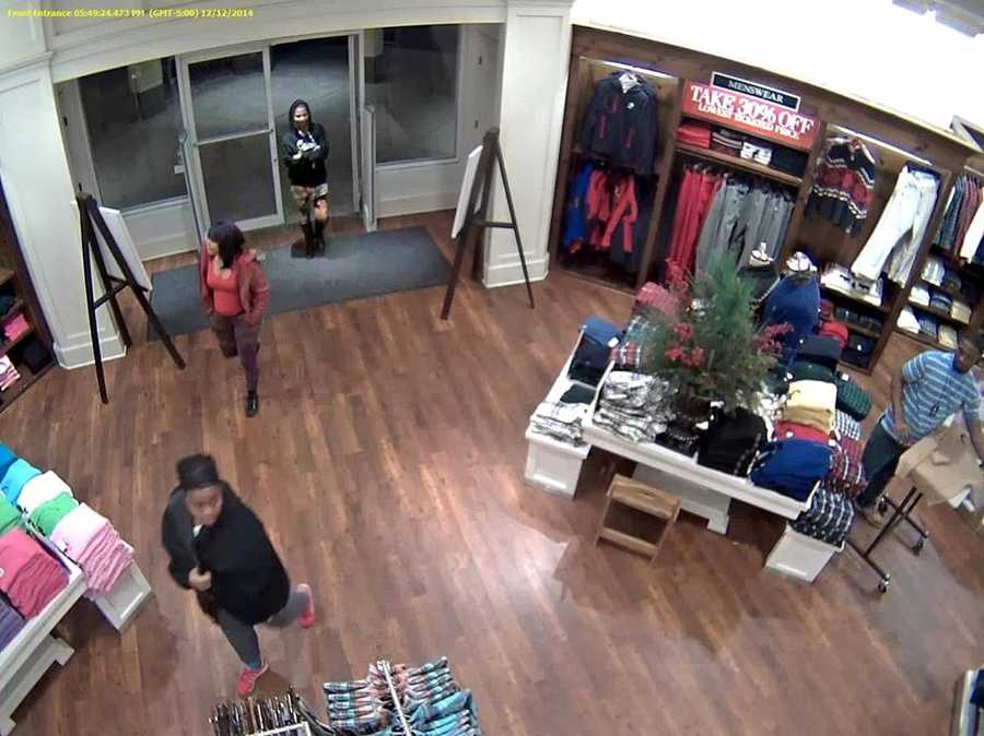 Large images: Shoplifters caught on camera