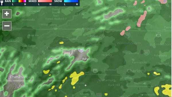 Hour-by-hour interactive radar