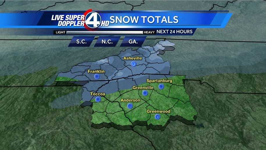 UPDATED: Snow and ice total predictions