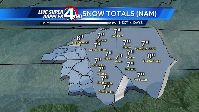 Check out latest snow total predictions for your community