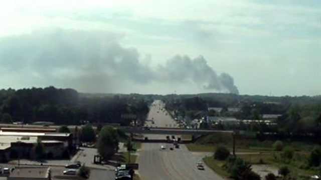 Pictures: OmniSource fire