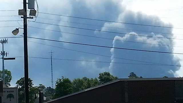 Pictures: OmniSource fire