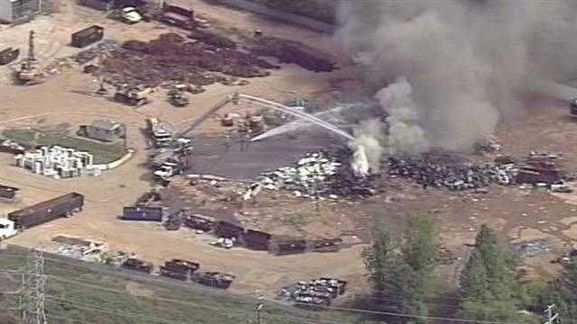 Pictures: OmniSource fire