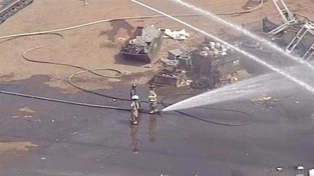 Pictures: OmniSource fire