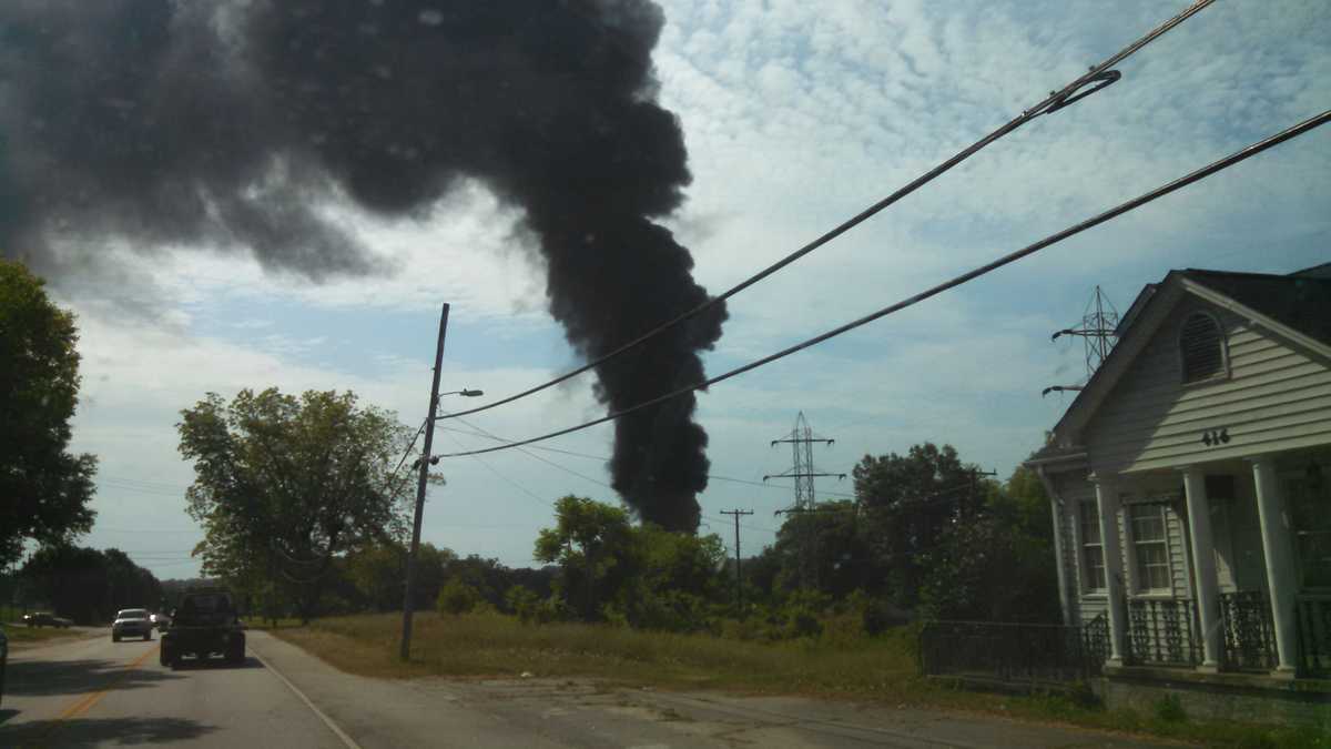 Pictures: OmniSource fire