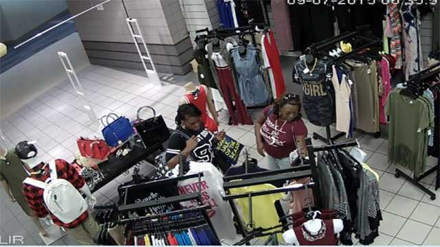 Pictures: Shoplifting suspects caught on camera