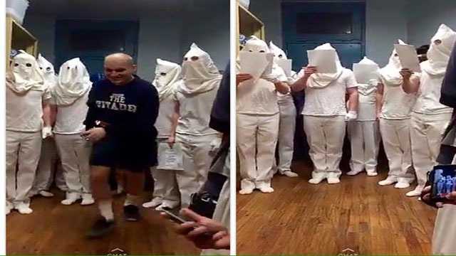 Citadel president says won't quit over controversial cadet photos