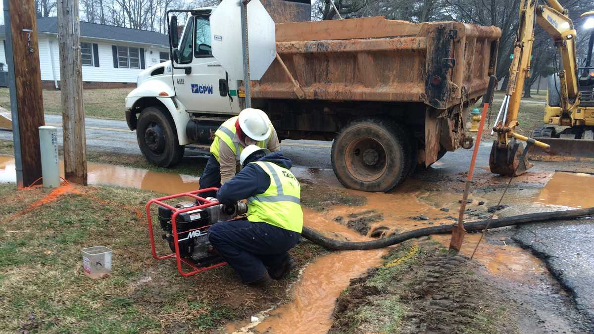 Water main break creates icy concerns for drivers