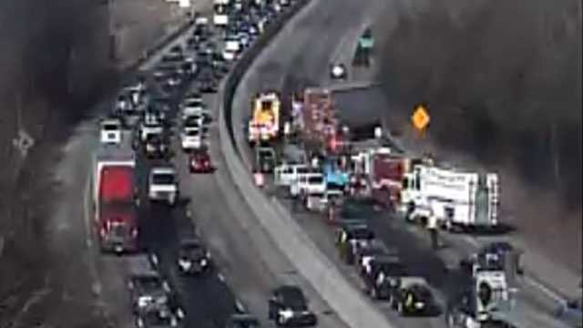 Multiple wrecks on I-85 slow traffic
