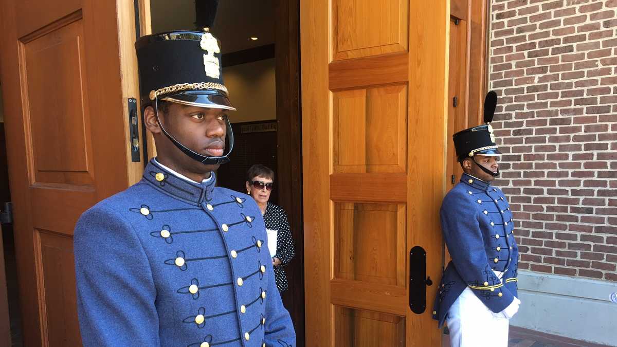 Pictures: the funeral of author Pat Conroy