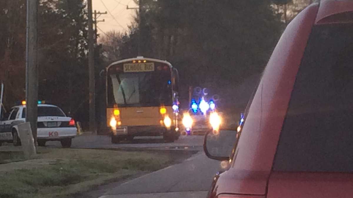 Greenville County School bus involved in minor collision