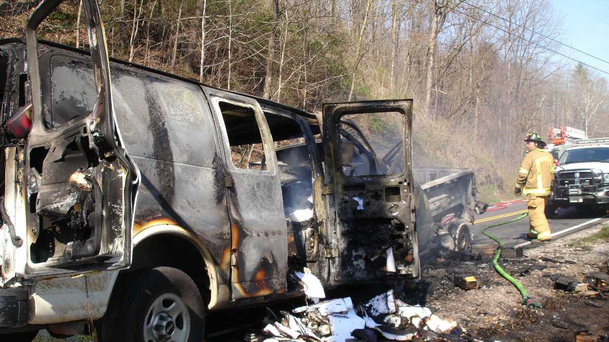 Pictures: Fiery crash leaves 3 dead