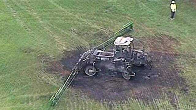 Man electrocuted when tractor hits power lines, coroner says