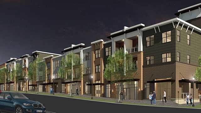 Renderings of Stone and Main Streets Northpointe Center
