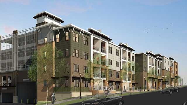 Renderings of Stone and Main Streets Northpointe Center