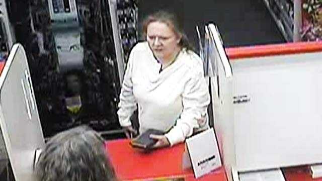 Woman caught on camera using forged prescriptions at several pharmacies