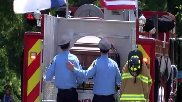 Fallen firefighter remembered as 'great man'