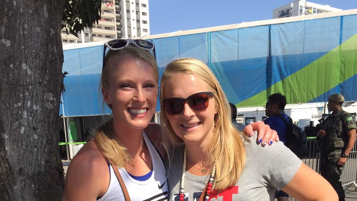 Pictures: Sandi Morris' family enjoying time at Olympics