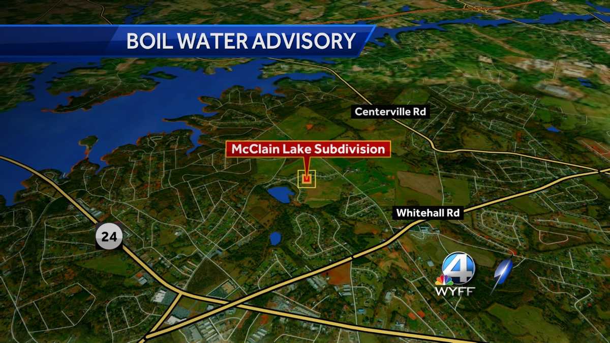Portion of Anderson County under boil water advisory