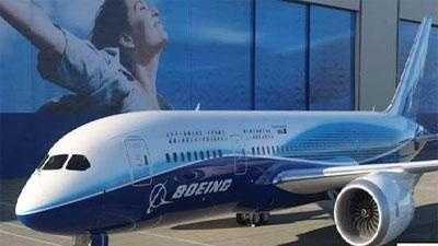 Debris from 787 engine sparks fire