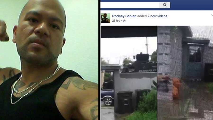Wanted Salinas man Facebooks about SWAT standoff
