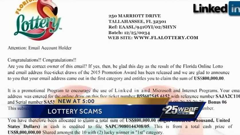 Scammers using lottery to defraud people