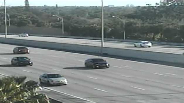 Bridge demolition closes northbound lanes on Interstate 595